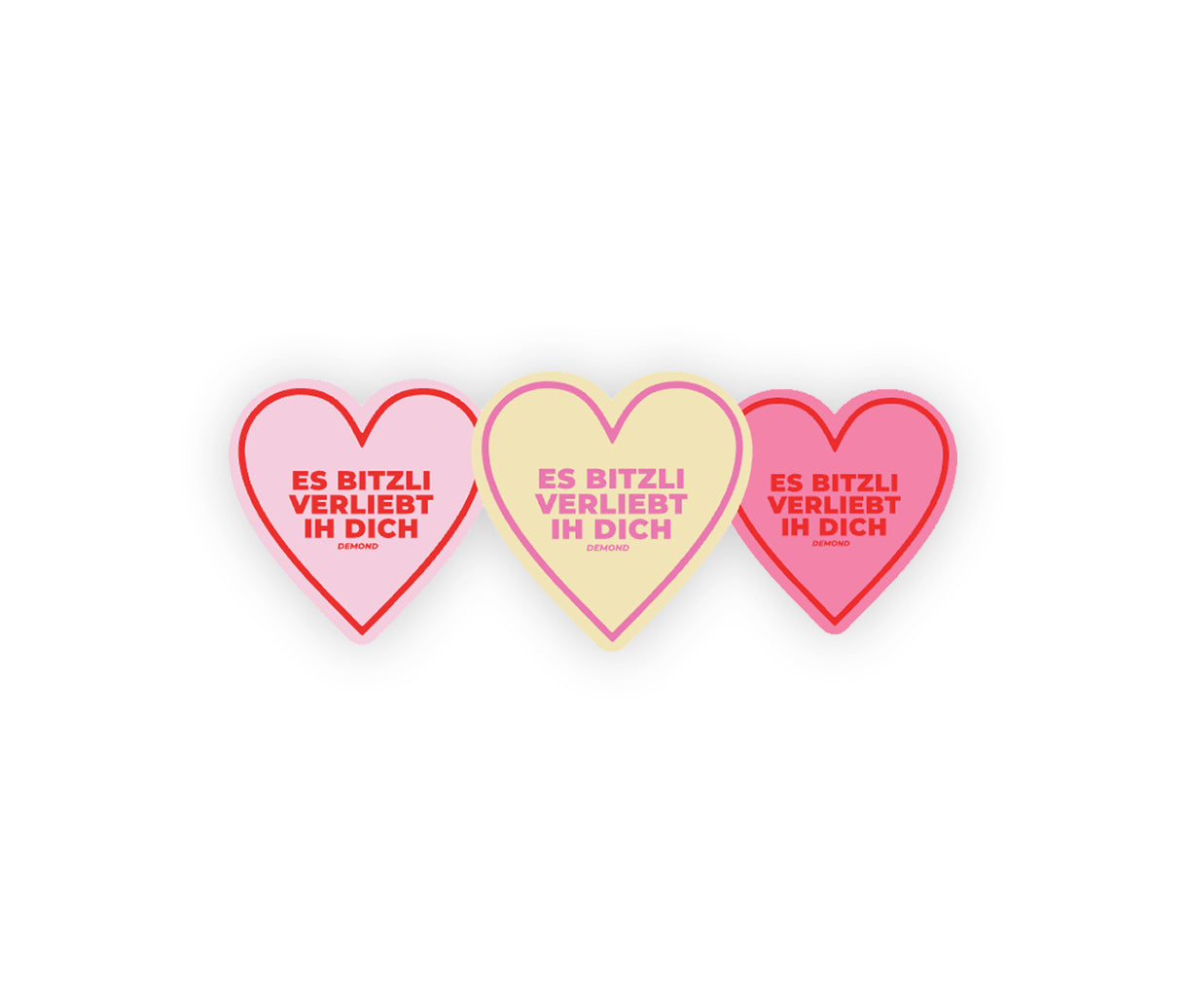 Herz Stickers «Valentine's collection» – DEMOND